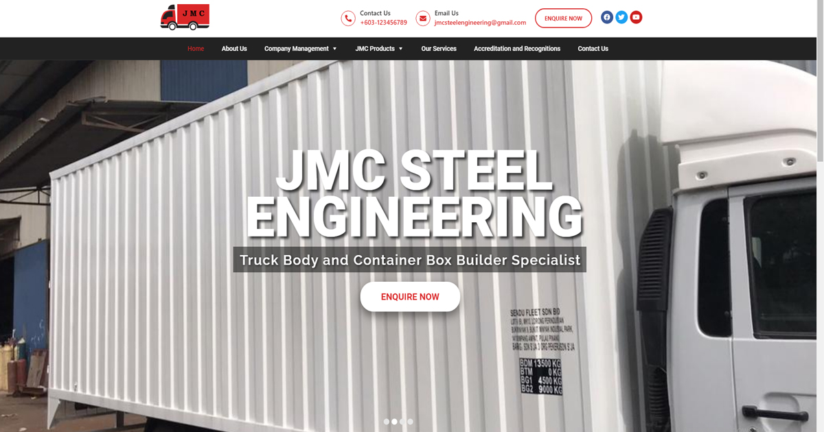 JMC STEEL ENGINEERING SDN BHD | Truck Body And Container Box Builder ...